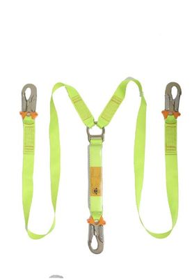 Fluorescent Yellow ISO9001 Fall Protection Safety Harnesses