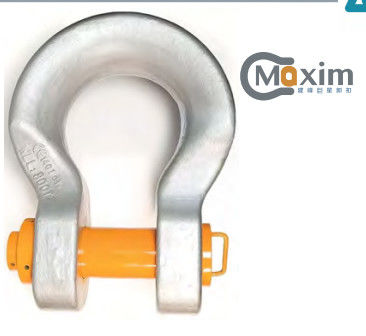1.25 Inch WLL 12 Tonne Wide Body Shackles Steel Safety Pin Bow Shackle