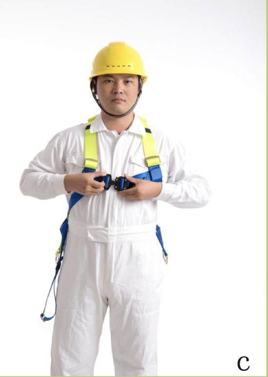 GB 6095 Fall Protection Safety Harnesses , Full Body Harness For ...