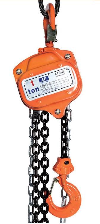 ISO 3077 1 Tonne JCB Chain Pulley Blocks Industrial Lifting
