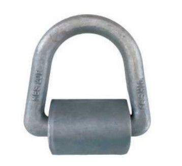 Forged Steel D Ring Lashing Materials For MPP Vessel With Strap