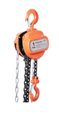 Painted / Galvanized Steel Chain Pulley Blocks 1 - 10 Ton Capacity 100 ...