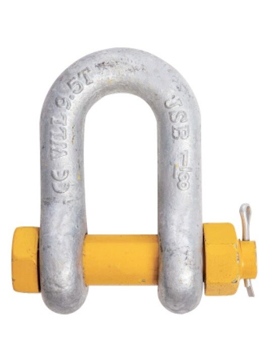 RR-C-271D 1-1/8" Wide Body Shackles , WLL 9500KG Dee Shackles